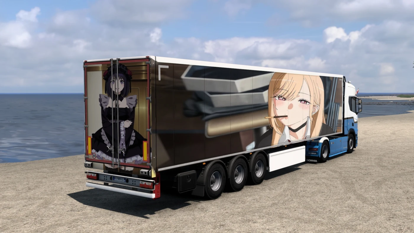 Anime - Paintjob Trailer for Euro Truck Simulator 2 - TruckyMods