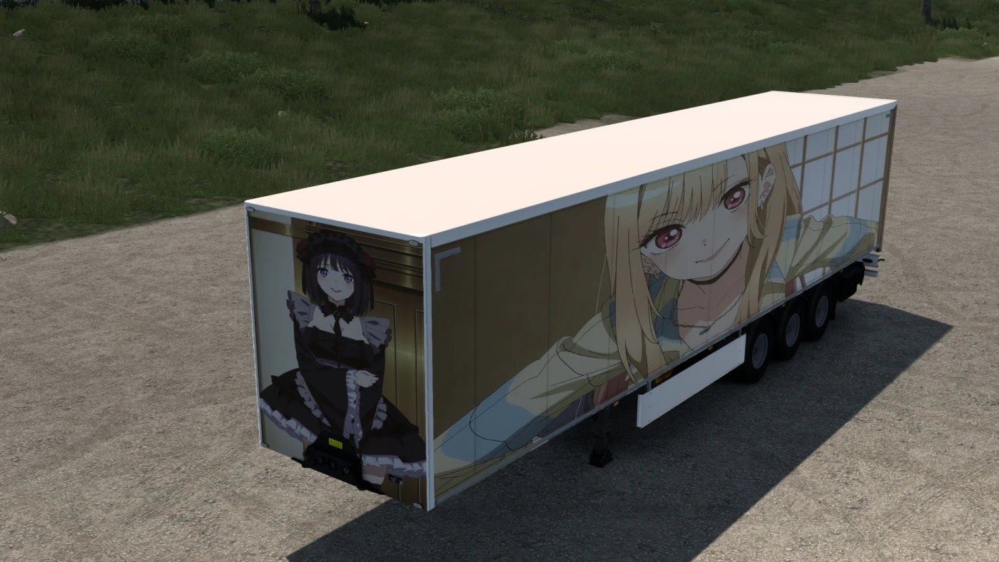 Anime - Paintjob Trailer for Euro Truck Simulator 2 - TruckyMods