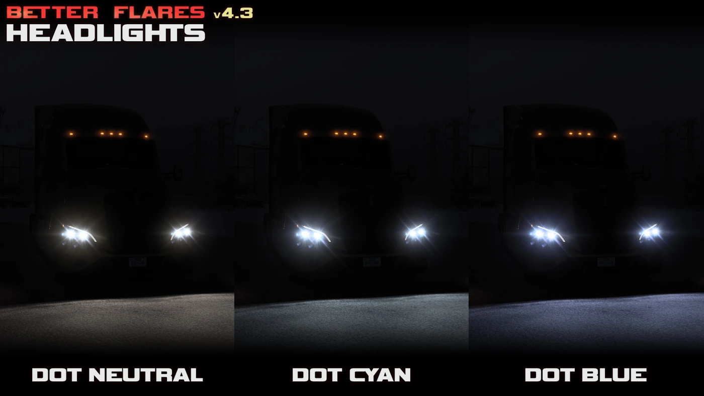 Better Flares ATS for American Truck Simulator - TruckyMods