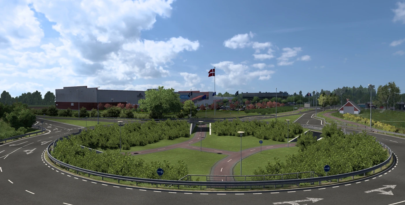 Danmark Refined v1.2 for Euro Truck Simulator 2 - TruckyMods