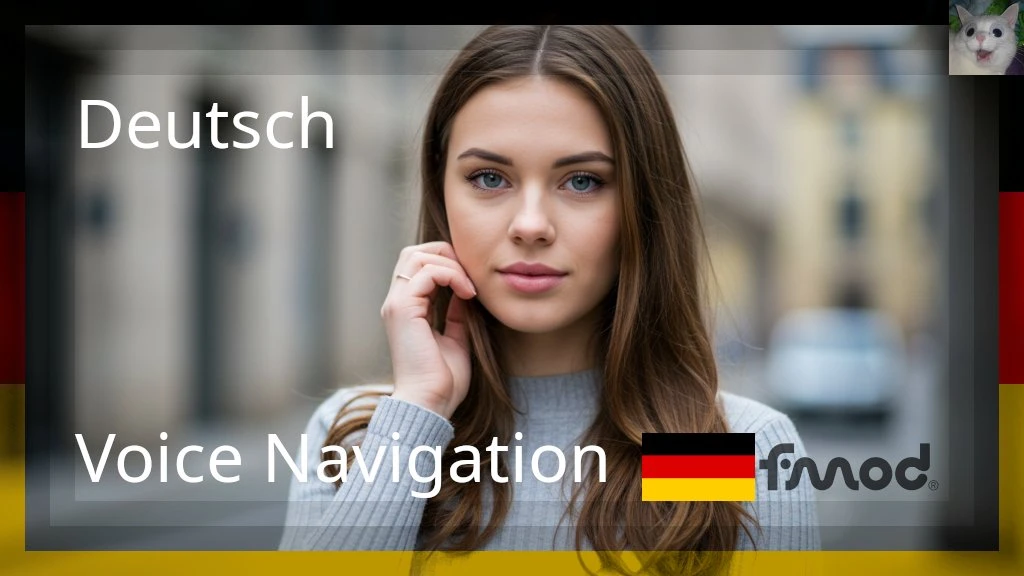 German Voice Navigation for American Truck Simulator - TruckyMods