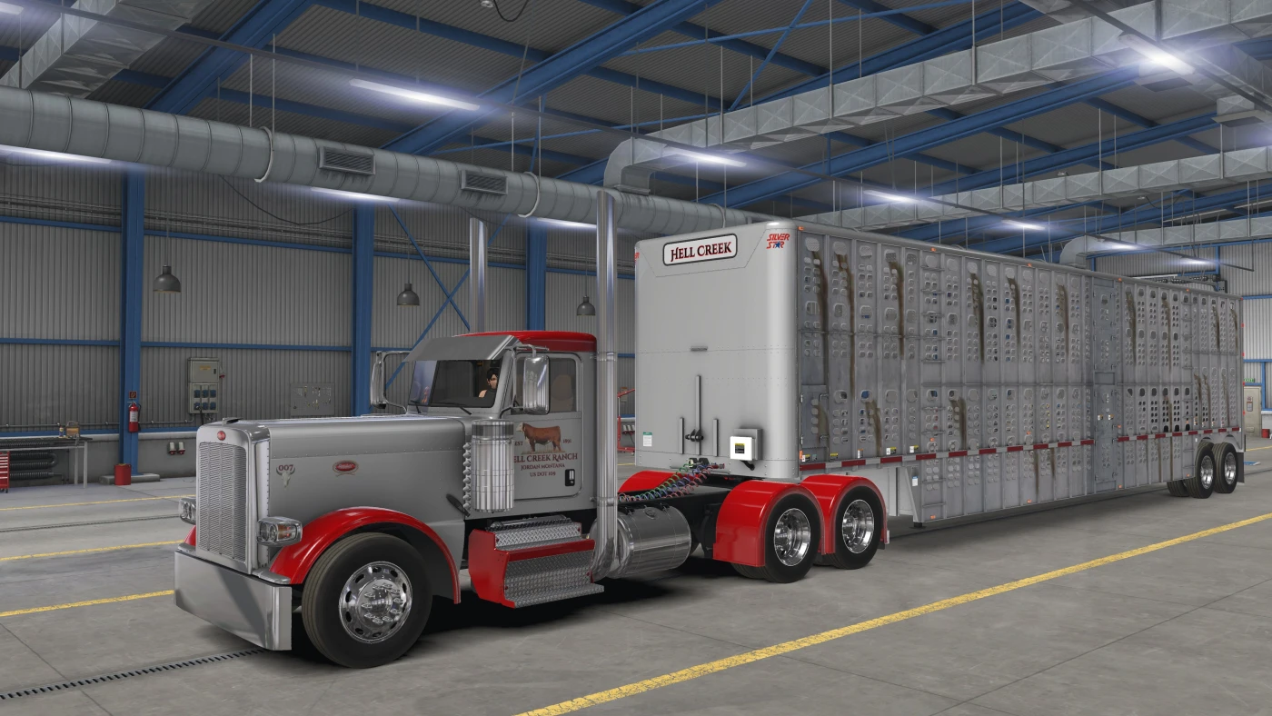 Hell Creek Ranch for Ruda's Glider 389 379 for American Truck Simulator - TruckyMods