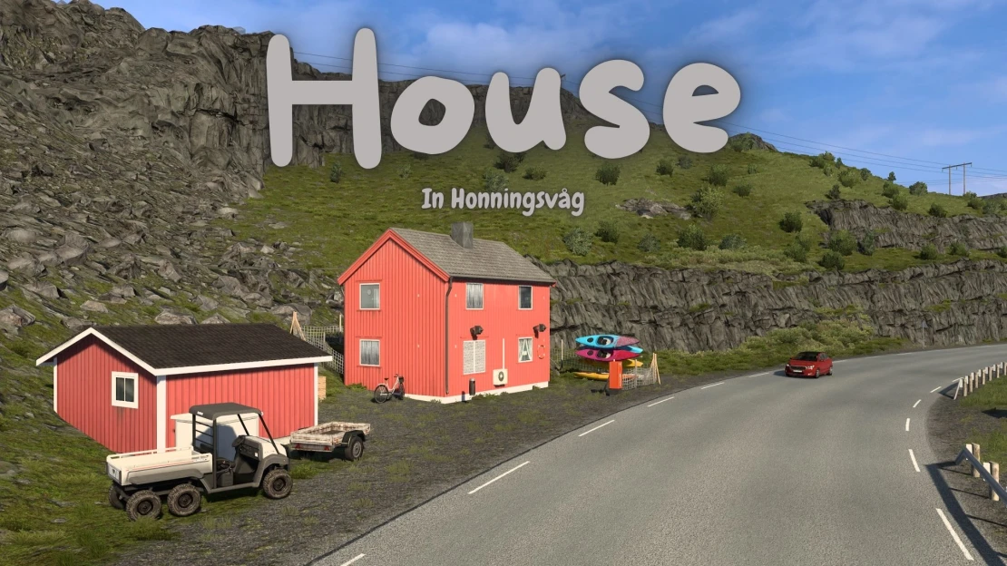 House in Honningsvåg for Euro Truck Simulator 2 - TruckyMods