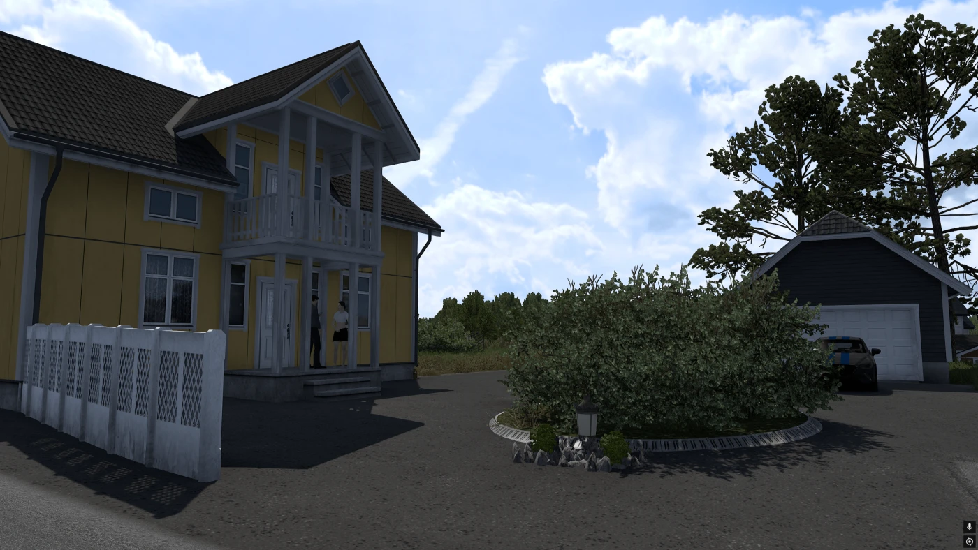 House south of Östersund for Euro Truck Simulator 2 - TruckyMods