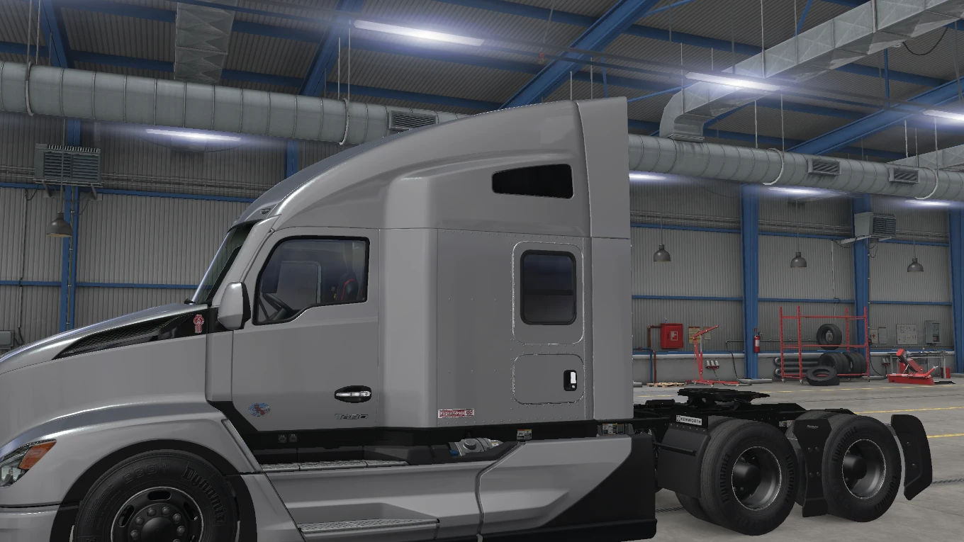 KW T680 Rubberless Deflectors for American Truck Simulator - TruckyMods
