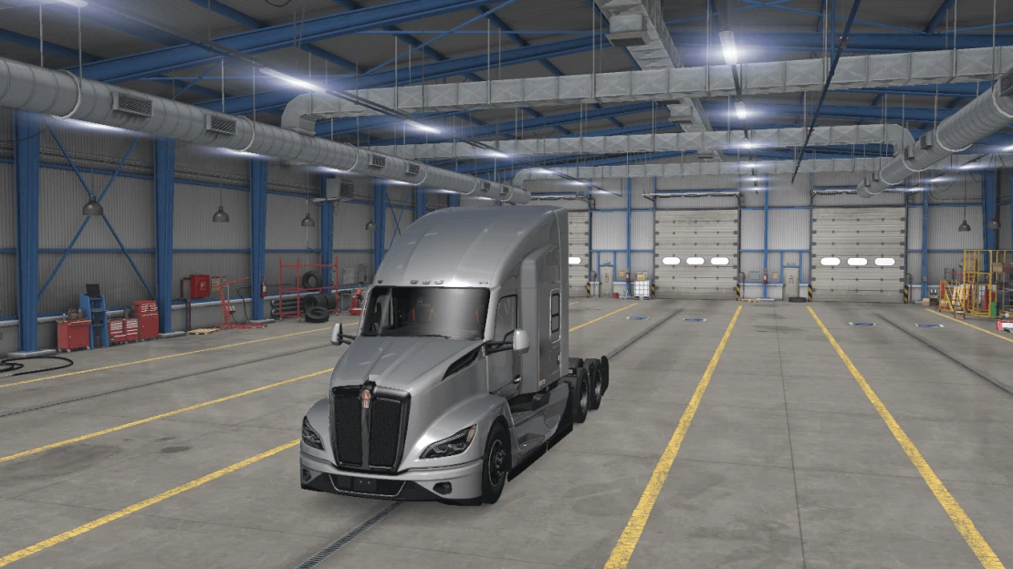 KW T680 Rubberless Deflectors for American Truck Simulator - TruckyMods