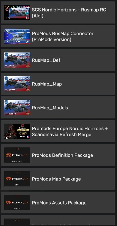 SCS Nordic Horizons - Rusmap Aldi RC for Euro Truck Simulator 2 ...