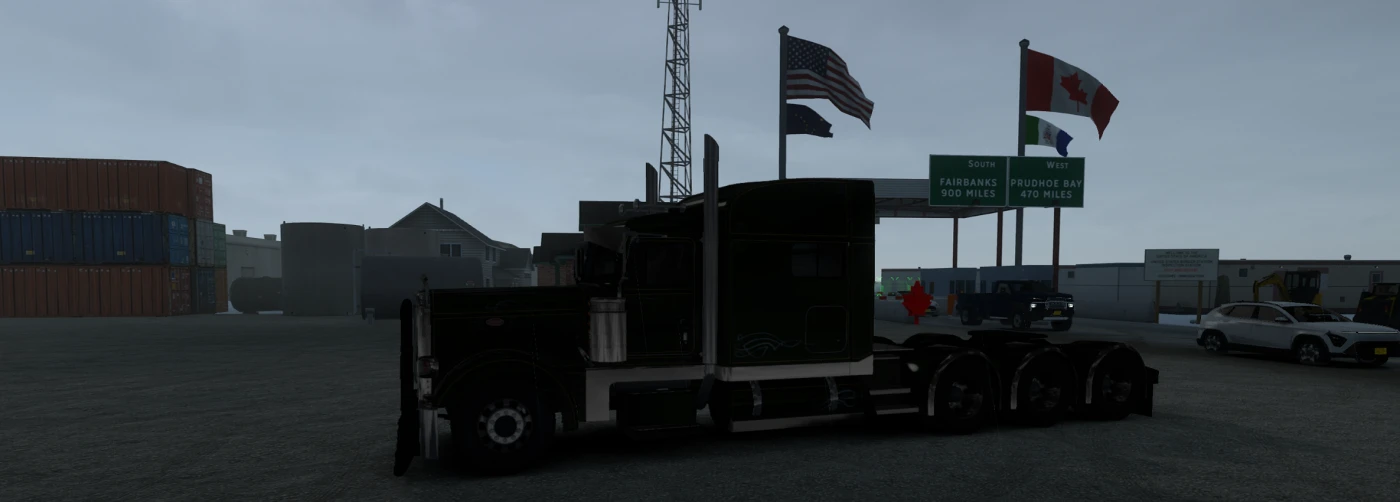 PrudhoeBay-Inuvik Road Connection for American Truck Simulator - TruckyMods