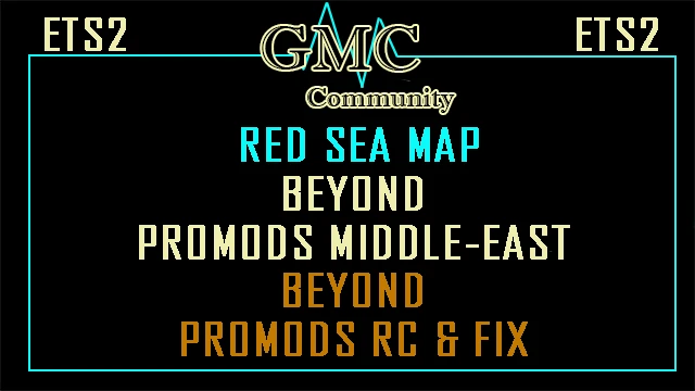 Red Sea Map + Beyond PMME RC + Beyond PM RC & Fix for Euro Truck Simulator 2 - TruckyMods