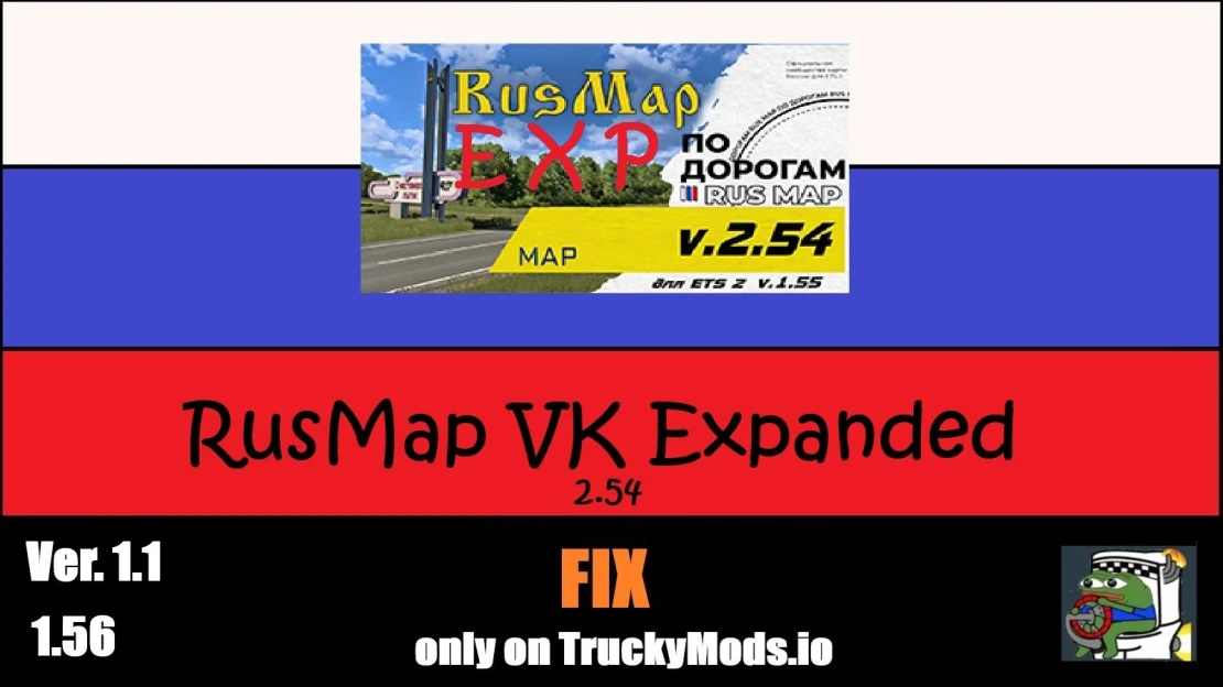 [OBSOLETE]RusMap VK Exp FIX for Euro Truck Simulator 2 - TruckyMods