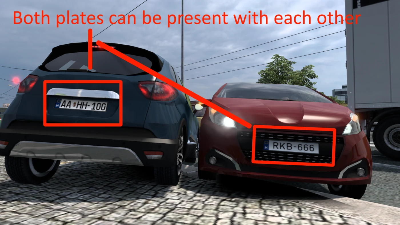 Updated Hungarian Plates for Euro Truck Simulator 2 - TruckyMods