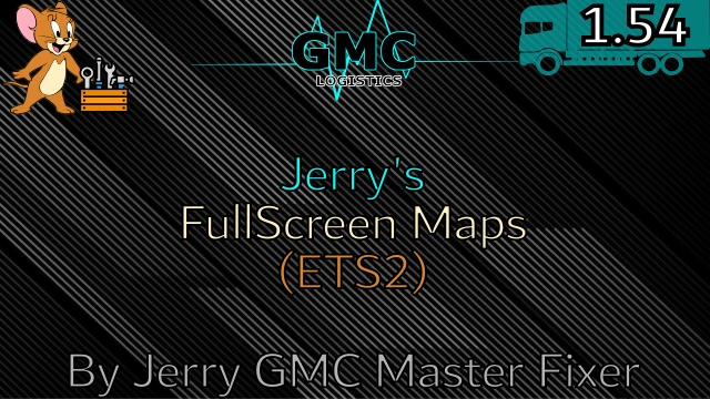 Download [OBSOLETE] Jerry's Fullscreen Maps (ETS2) - 1.51-1.2 created ...