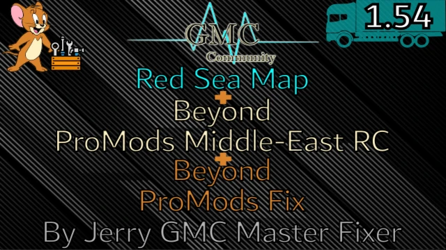 Download [OBSOLETE] Red Sea Map + Beyond ProMods Middle-East Road ...
