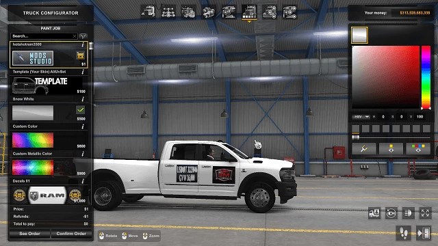 3M Hotshot Trucking for Jon Rudas Ram 3500 for American Truck Simulator ...