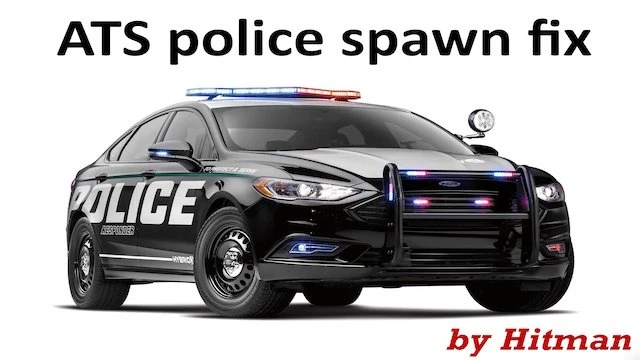 ATS police spawn fix for American Truck Simulator - TruckyMods