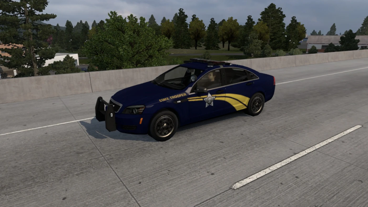 ATS police spawn fix for American Truck Simulator - TruckyMods