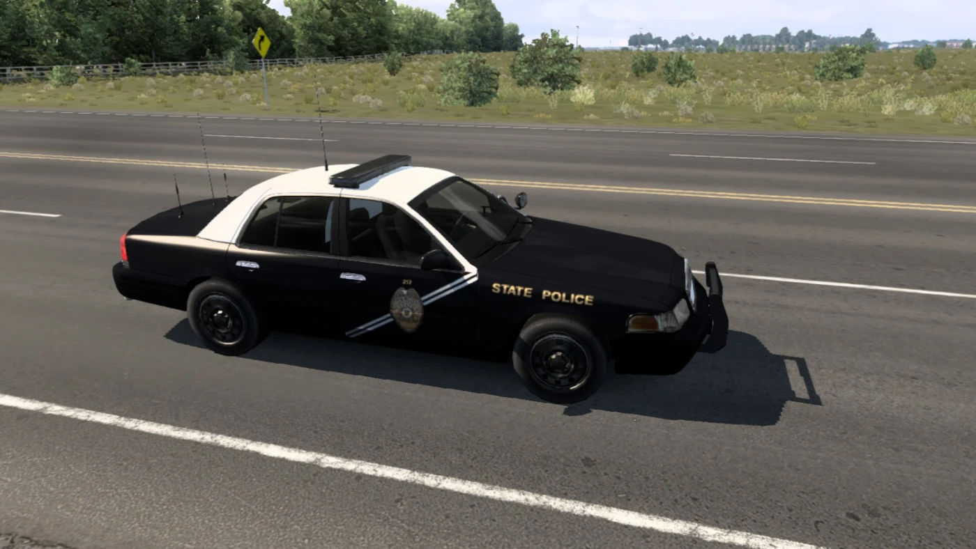 ATS police spawn fix for American Truck Simulator - TruckyMods