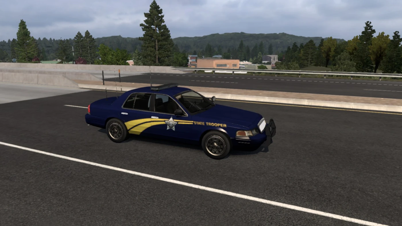 ATS police spawn fix for American Truck Simulator - TruckyMods