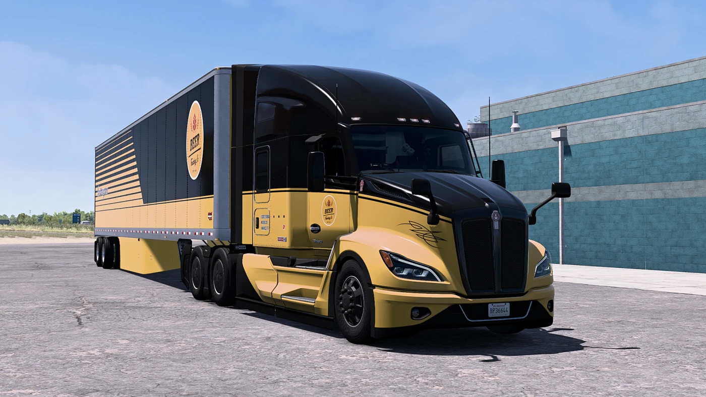 Beer Trucking Co. Skin for SgtRox's Custom trailer for American Truck ...