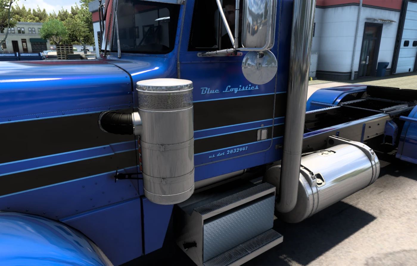 Blue Logistics 359 for American Truck Simulator - TruckyMods