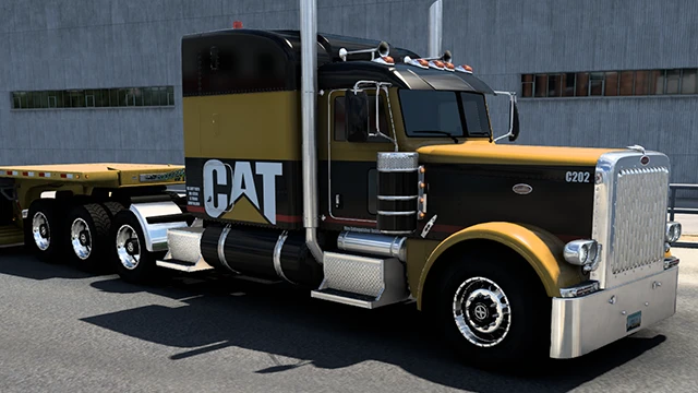 CAT ScS 389 HIghroof for American Truck Simulator - TruckyMods