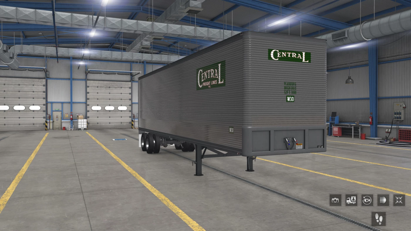 Central Freight Lines #W30 Fruehauf Trailer for American Truck ...