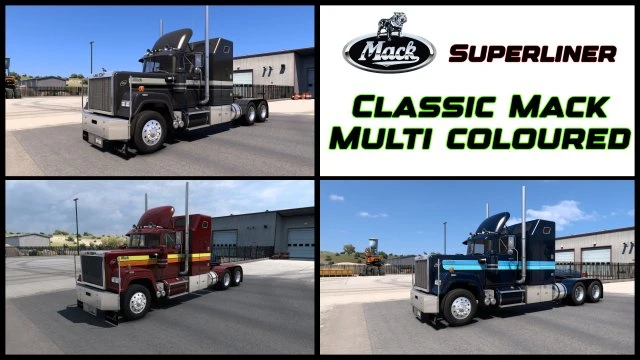Classic Multi coloured Mack for American Truck Simulator - TruckyMods