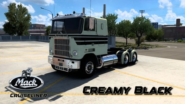 Creamy Black Mack Cruiseliner. for American Truck Simulator - TruckyMods