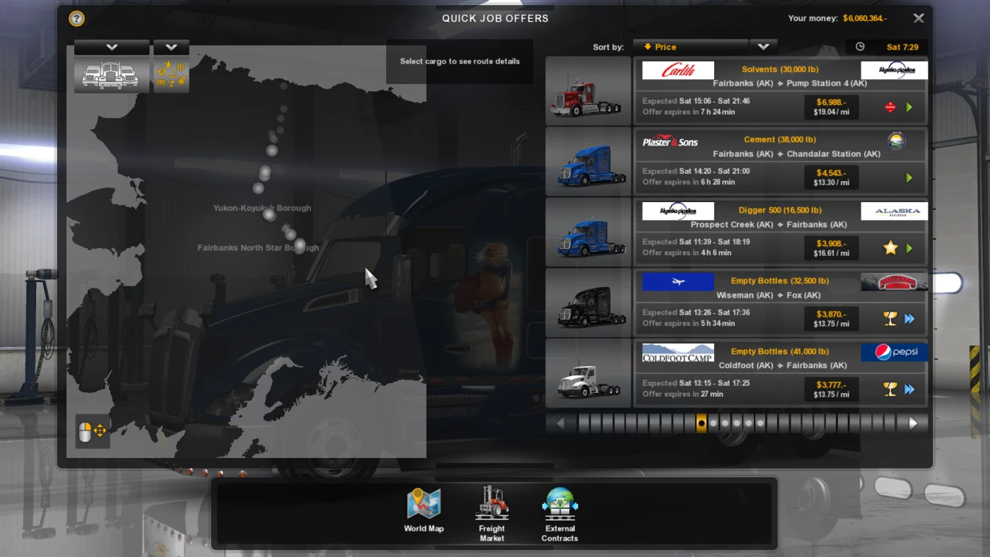 Dalton and Elliot Highway Extreme Summer Edition for American Truck ...