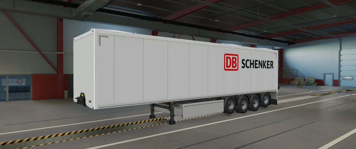DB Schenker Trailer - SCS trailers + Krone + AI for Euro Truck ...