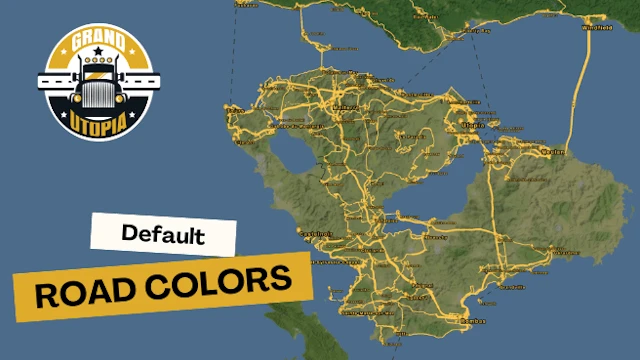 Default Road Colors for Euro Truck Simulator 2 - TruckyMods