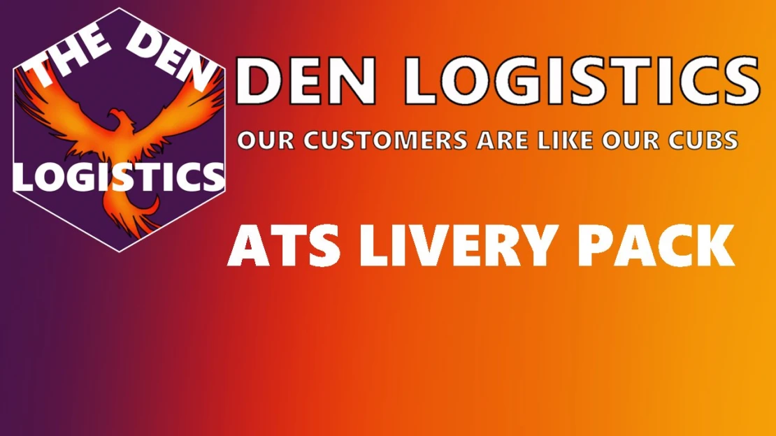 Den Logistics ATS Livery for American Truck Simulator - TruckyMods
