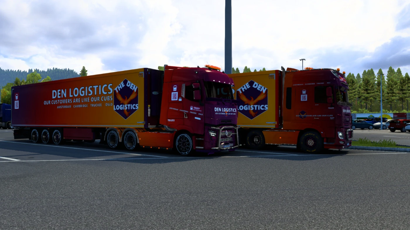 Den Logistics Livery for Euro Truck Simulator 2 - TruckyMods