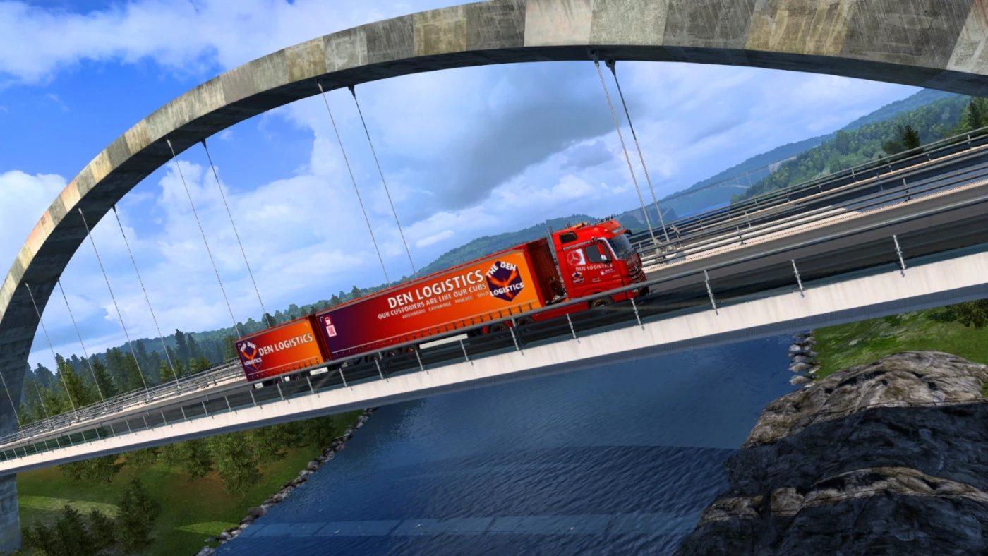 Den Logistics Livery for Euro Truck Simulator 2 - TruckyMods