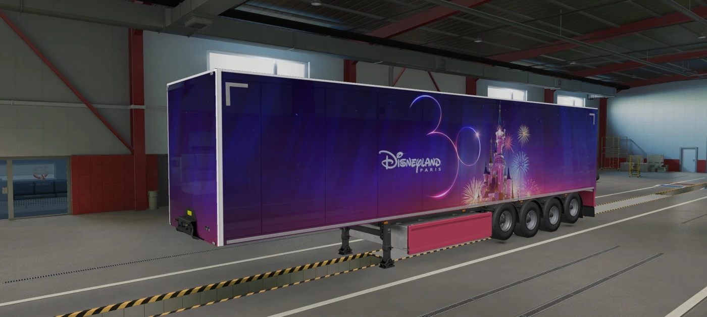 Disneyland Paris Trailer - SCS trailers + Krone + AI for Euro Truck ...
