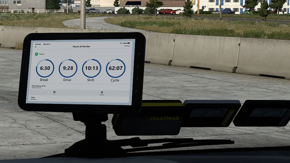 Electronic Logging Device texture for SISL's tablet from cabin ...