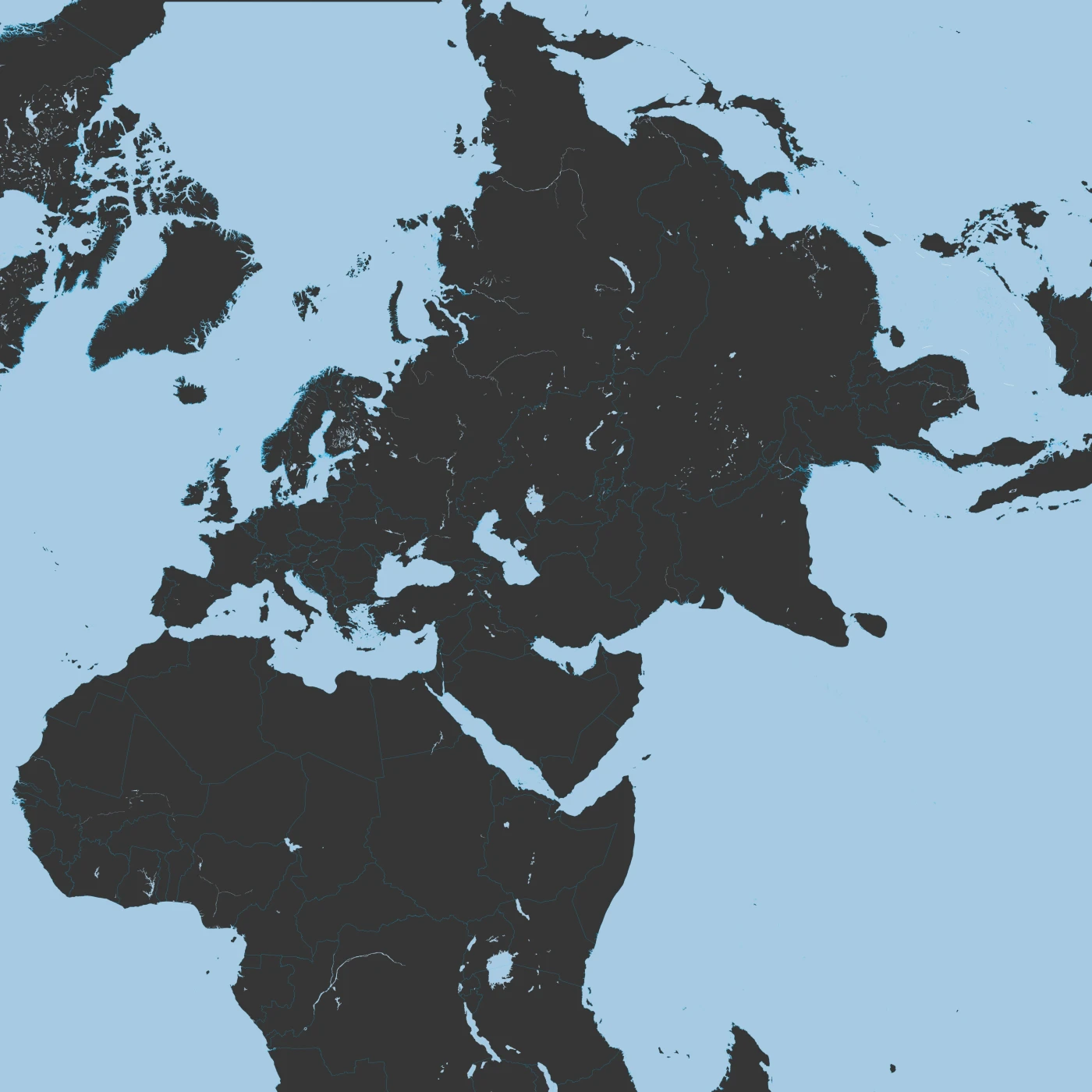 Euro-Asia Background map for Euro Truck Simulator 2 - TruckyMods