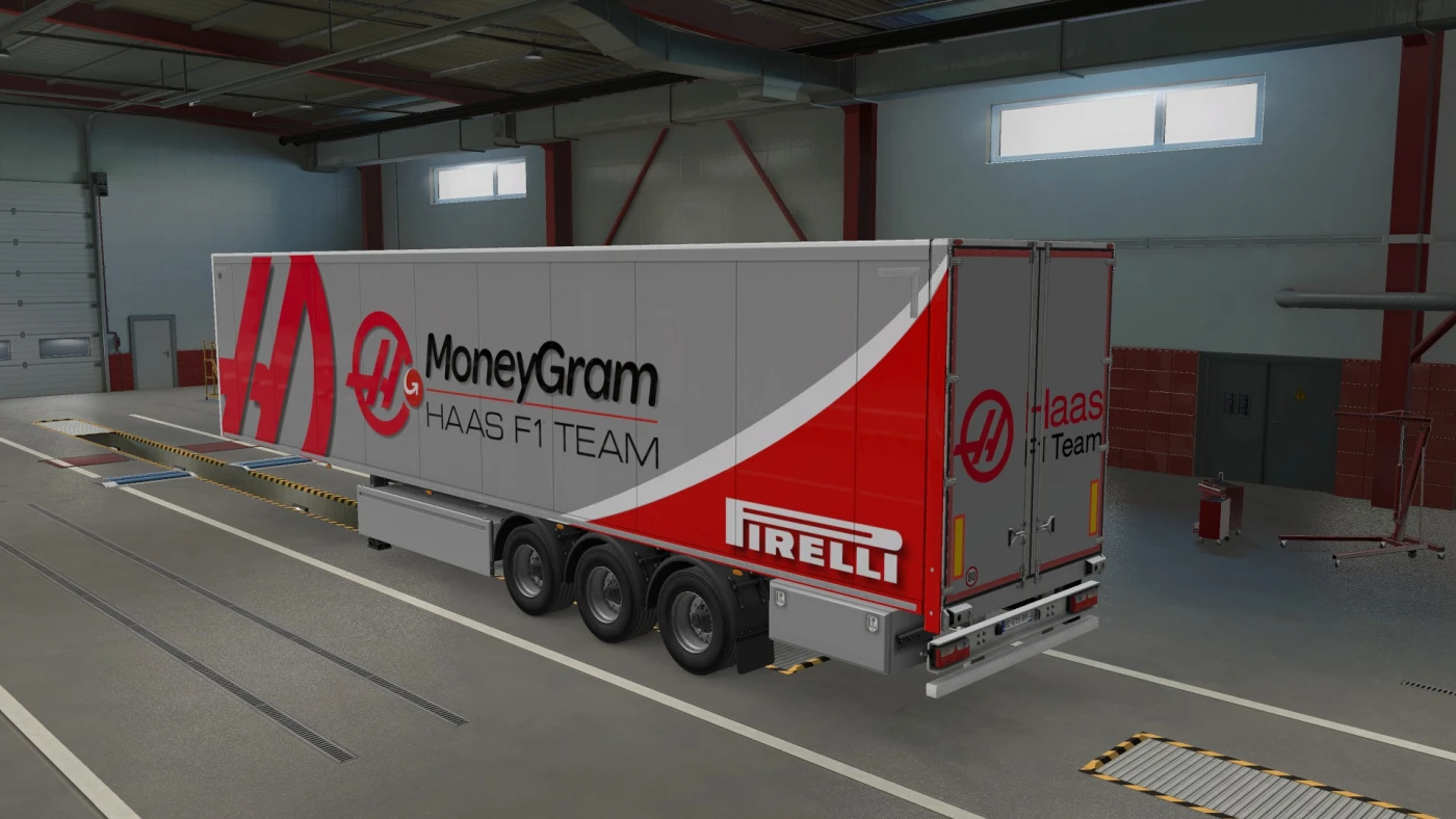 F1 Trailers Pack 2024 for Euro Truck Simulator 2 - TruckyMods