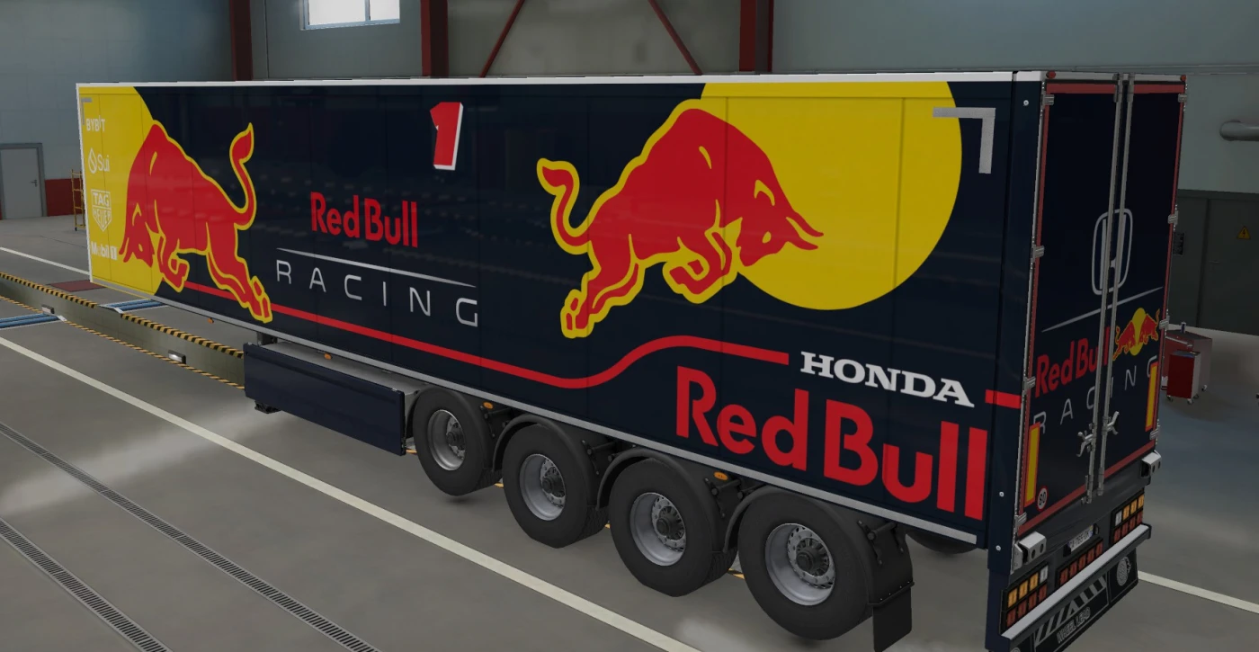 F1 Trailers Pack 2024 for Euro Truck Simulator 2 - TruckyMods