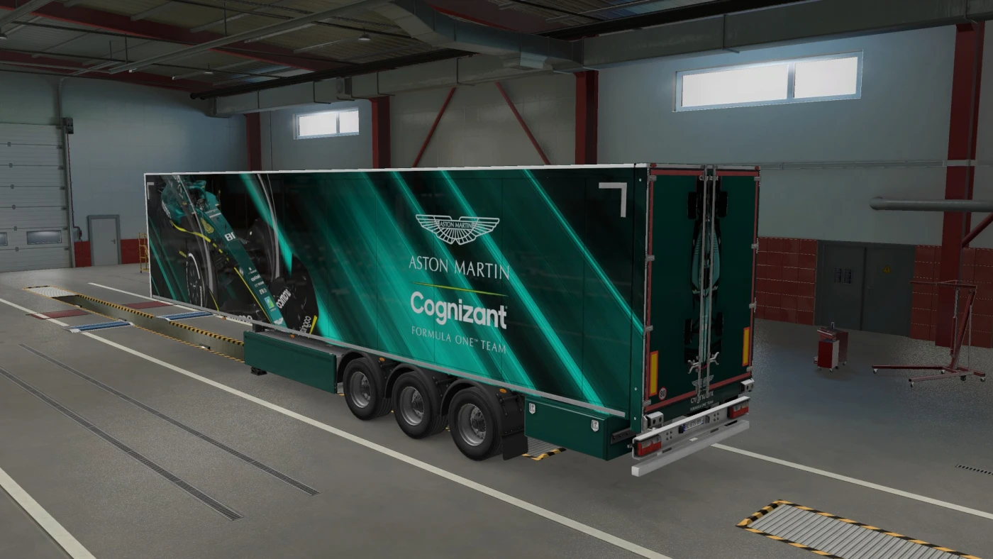 F1 Trailers Pack 2024 for Euro Truck Simulator 2 - TruckyMods