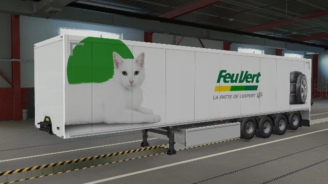 Feu Vert Trailer - SCS trailers + Krone + AI for Euro Truck Simulator 2 ...