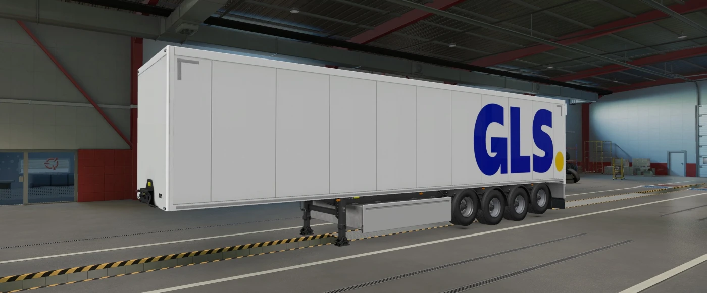 GLS Trailer - SCS trailers + Krone + AI for Euro Truck Simulator 2 ...
