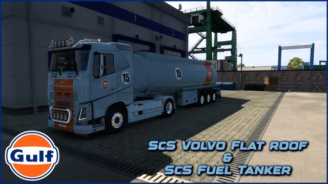Gulf Oil Volvo Combo for Euro Truck Simulator 2 - TruckyMods