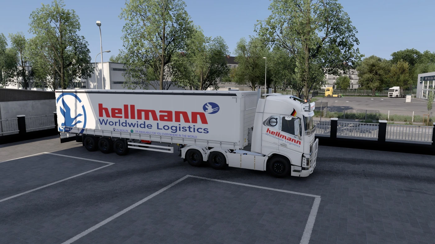 Hellmann worldwide Logistics Combo for Euro Truck Simulator 2 - TruckyMods