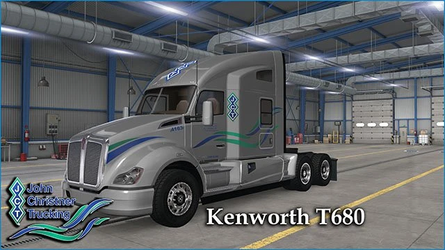 John Christner Trucking T680 for American Truck Simulator - TruckyMods