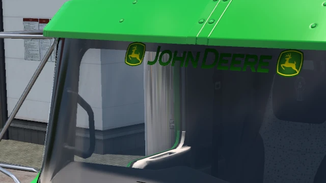 John Deere Windscreen Decal W900 for American Truck Simulator - TruckyMods