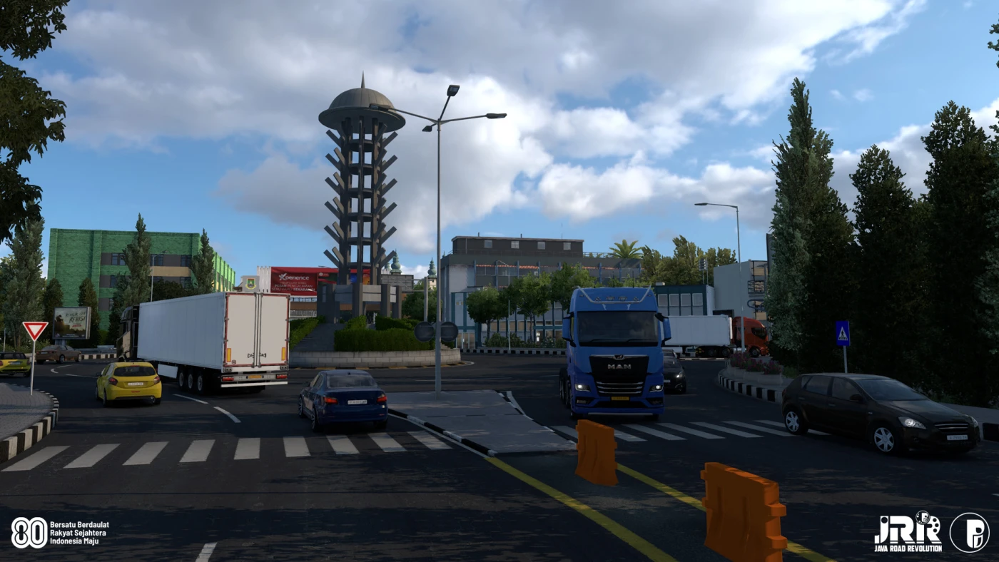 JRR (Java Road Revolution) - Indonesia Map [Type B - ProMods BG Version ...