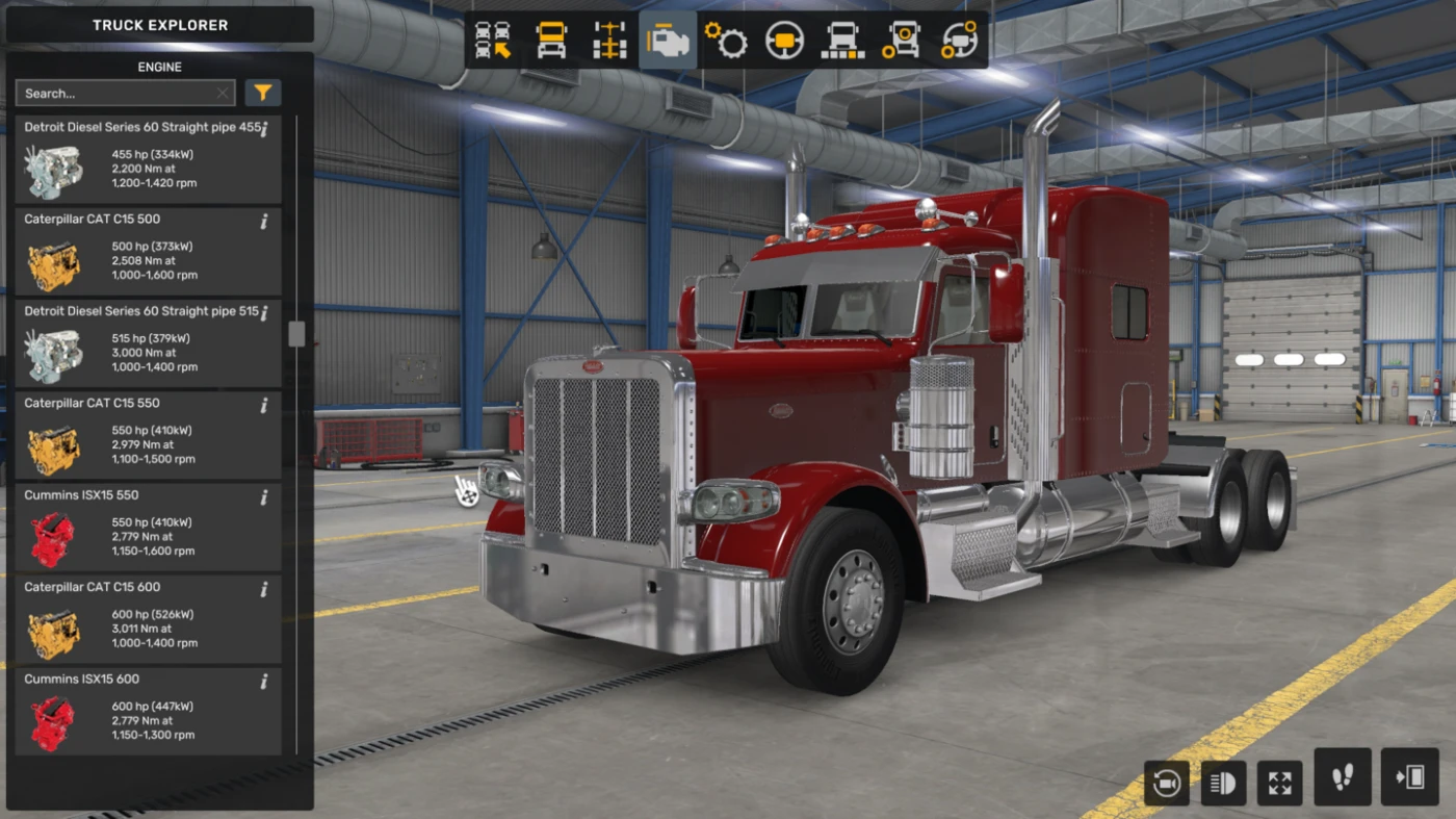 Legacy of powerful engine pack for American Truck Simulator - TruckyMods