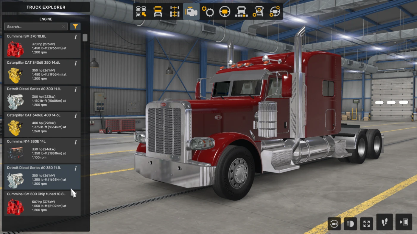 Legacy of powerful engine pack for American Truck Simulator - TruckyMods