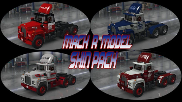Mack R Retro Company Skins Pack for American Truck Simulator - TruckyMods